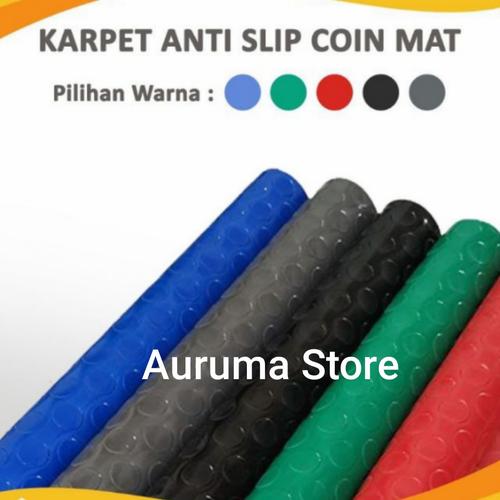 Jual Karpet Slip Coin Mat Keset Vynil Garasi Alas Lantai Anti Slip ...