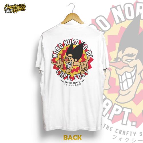 Jual One Piece - Foxy The Silver Fox | Kaos Anime - Putih, XXL - Kota ...