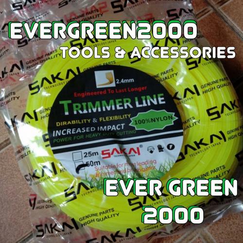 Jual Tali Snar Potong Rumput Elektrik - 50 meter Pisau Senar Mesin ...