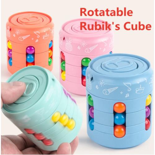 Jual Rubic Round Cube Rotating Magic Beans Fidget Toy Viral Tiktok ...