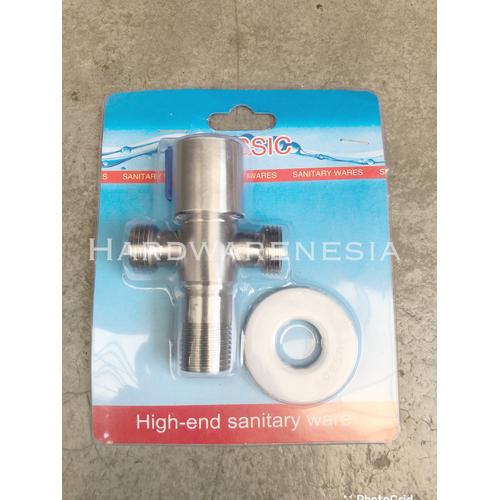 Jual Stop Kran shower T stainless jet shower kloset - Kota Bandung ...