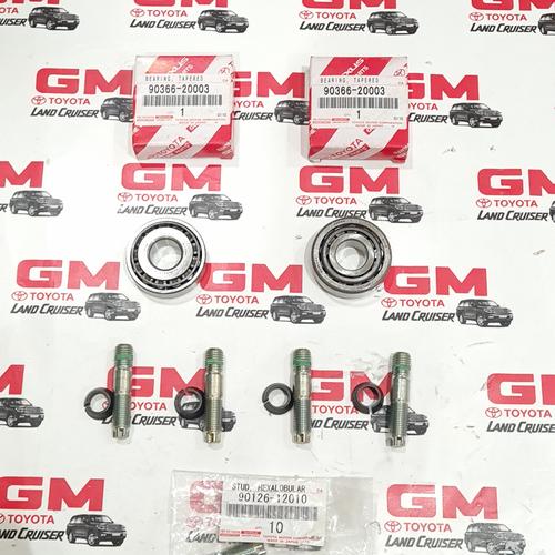 Jual lahar kingpen set vx80 land cruiser stud bolt cone washer set ...