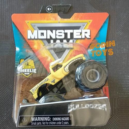 Jual Monster Jam Bulldozer Retro Rebels trucks 2021 wheelie spin master ...