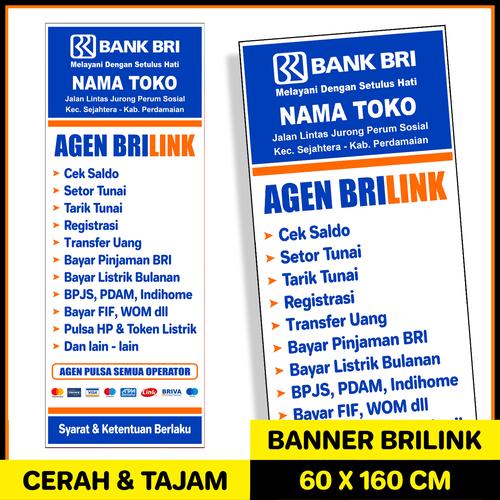 Jual SPANDUK AGEN BANK BRI BRILINK X BANNER TERBARU - Kab. Jombang ...
