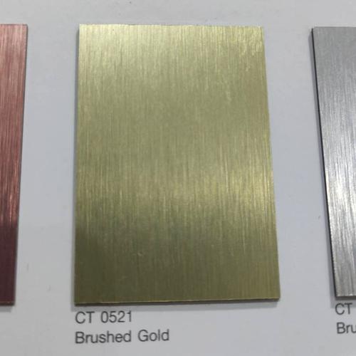 Jual CARTA HPL CT 0521 BRUSHED GOLD METAL - Jakarta Barat - Amplasindo ...