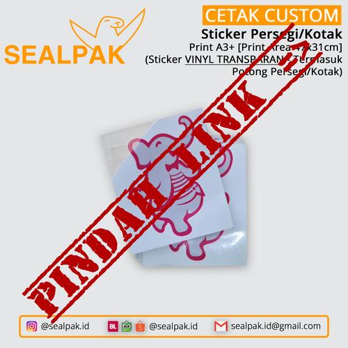 Jual Cetak Label / Stiker / Sticker TRANSPARAN (A3+) + Potong Kotak ...