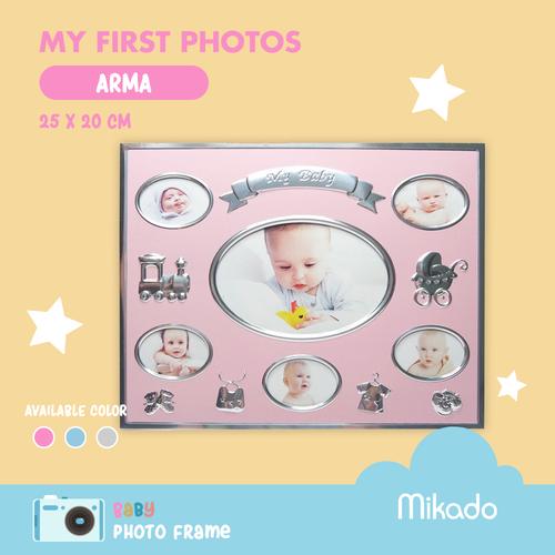 Promo ARMA Foto Frame Baby 6 Openings / Bingkai Foto Baby - Blue ...