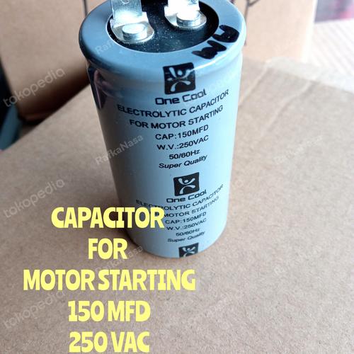 Jual CAPACITOR CAPASITOR KAPASITOR MOTOR STARTING 150 MFD 150 VAC ...