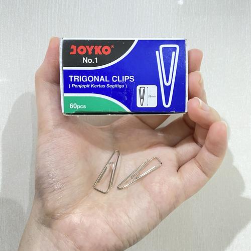 Jual [1 Pc] Joyko Trigonal Paper Clip / Penjepit Kertas Segitiga No 1 ...