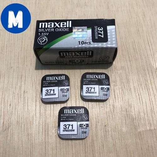 Jual Baterai Maxell 371 SR920SW Original-Maxell 371 Maxell 920SW ...