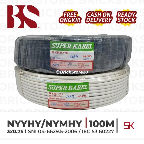 Jual Kabel NYMHY NYYHY 3X0.75 3x0,75 100 METER Super Kabel 100 METER ...