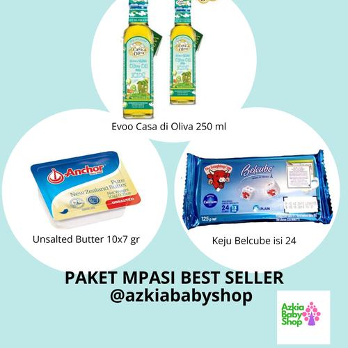 Jual paket mpasi evoo casa di oliva,keju belcube dan unsalted butter ...