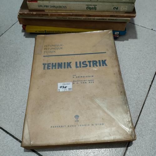 Jual buku original - petunjuk petunjuk tehnik listrik oleh s zeiru ddin ...