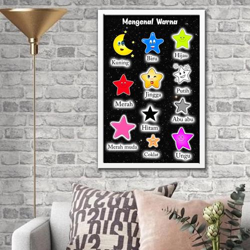 Jual Poster Mengenal warna edukasi anak PAUD TK SD - Kota Bogor - Lazwa ...