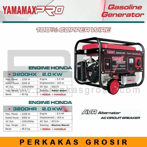 Jual Gasoline Generator YAMAMAX PRO 3200HR Mesin Genset YAMAMAX PRO ...