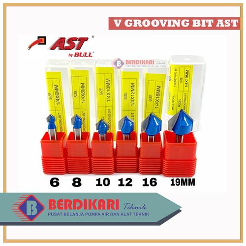 Jual MATA ROUTER MATA PROFIL KAYU TRIMMER LUNCI V GROOVING VEE GROOVE ...
