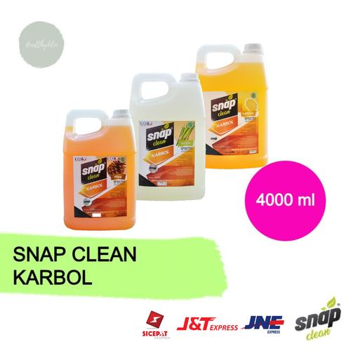 Jual Karbol Pembersih Lantai Snap Clean 4 Liter Pengiriman Regular ...