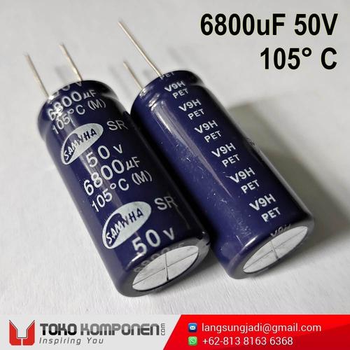 Jual 6800uF 50V SamWha SR Electrolytic Capacitor - Kab. Bogor ...