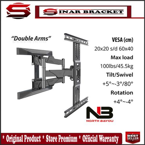 Promo NB P6 NEW Bracket 70 65 55 50 49 43 40 inch Braket Swivel North ...