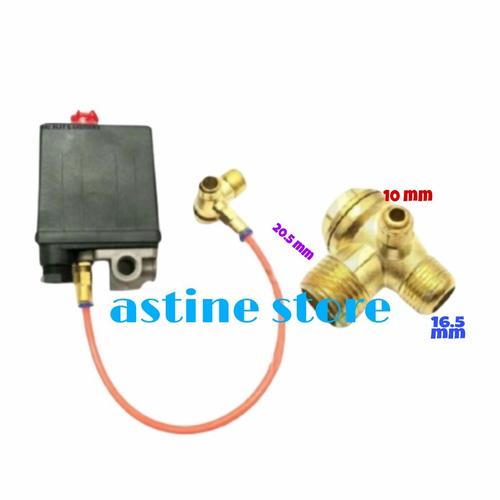 Jual Otomatis Kompresor Angin Check Valve Pressure Switch Portable ...