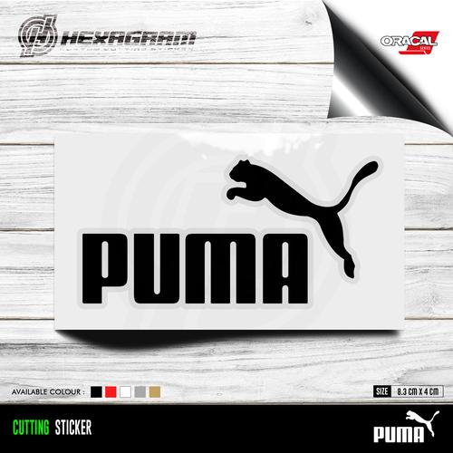 Jual Cutting Sticker Logo Puma | Stiker Logo Puma - Merah - Kota ...
