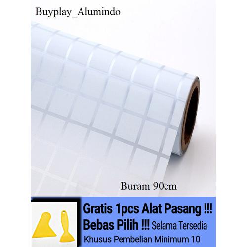 Jual Sticker / Stiker Kaca Film Sandblast Sunblast motif 9560 Kotak ...