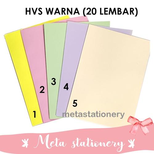 Jual Kertas HVS Warna A4 - 2 - Pink - Jakarta Utara - Meta Stationery ...