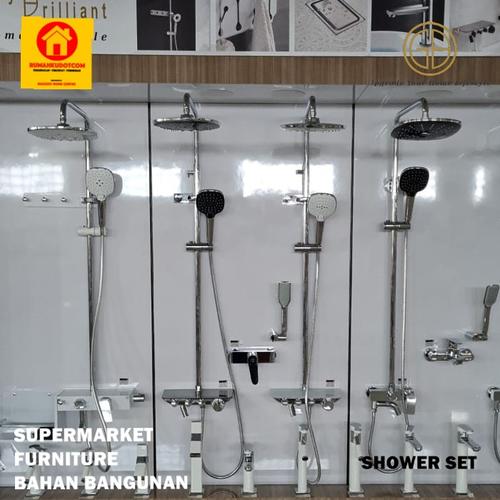 Jual RAIN SHOWER - SHOWER KAMAR MANDI - SHOWER MIX SET KOMPLIT - GB ...