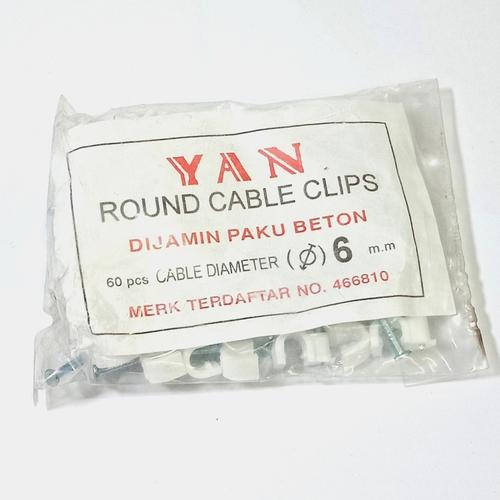 Jual KLEM KABEL / PAKU KLEM UKURAN 6MM PAKU BETON - YAN - Kota Bandung ...