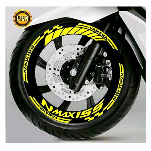 Jual Sticker Velg Cutting Sticker Nmax Kuning NMK 01 - Kota Tangerang ...
