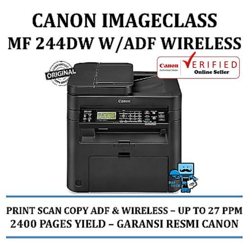 Promo Canon imageCLASS MF244dw Multifunction Duplex Wireless Laser ...