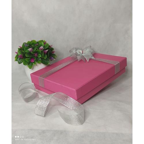 Jual Hardbox / Kotak kado Pink Polos + Pita P.25Cm X L.20Cm X T.5Cm ...