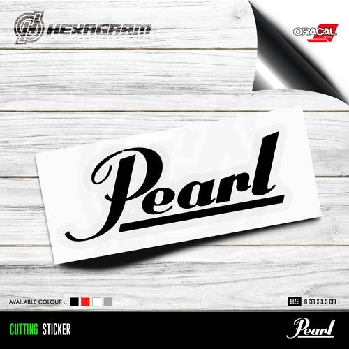 Jual Cutting Sticker Pearl Logo | Stiker Logo Pearl - Silver Matte ...