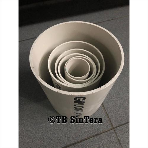 Jual Pipa PVC 6 inch Pipa 50 cm 1 meter 4 meter D Putih Giplon - 50 Cm ...