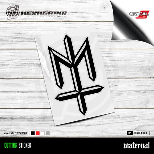 Jual Cutting Sticker MATERNAL DISASTER LOGO | Stiker Logo MATERNAL ...