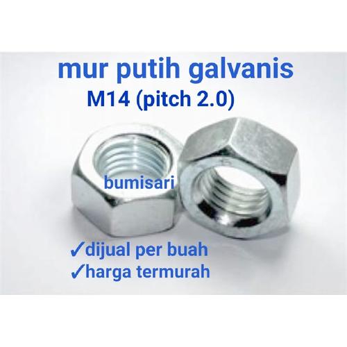 Jual mur m14 galvanis / mur putih / mur m14 /mur galvis murah - Jakarta ...