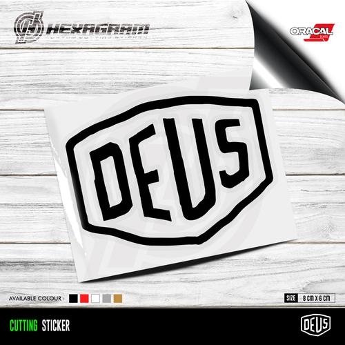 Jual Cutting Sticker Deus ex Machina Outline Logo | Stiker Logo Deus ex ...