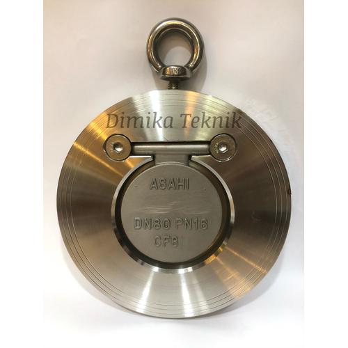 Jual Asahi wafer check valbe single door Ss304 8" inch / wafer check ...