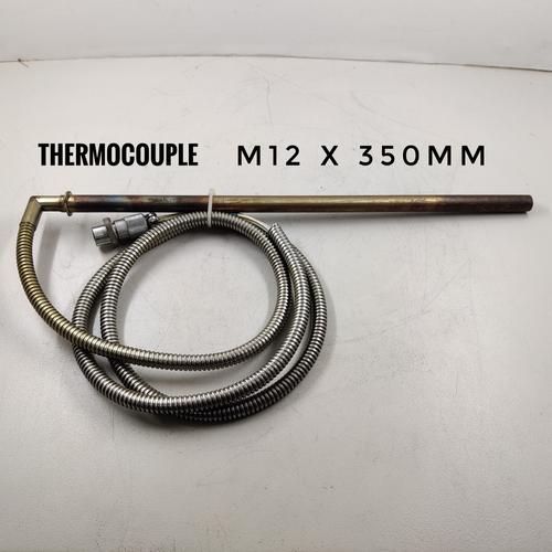 Jual Thermocouple Type K M12 350mm Temperature Sensor Suhu Panas 35cm ...