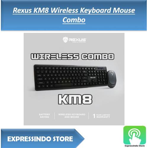 Jual Rexus KM8 Wireless Keyboard Mouse Combo - Jakarta Pusat ...