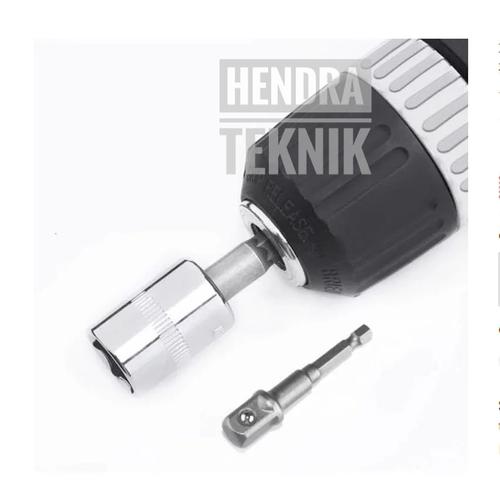 Jual Adaptor sok bor 1/2" 75mm sambungan soket mata kunci shock bor sok ...