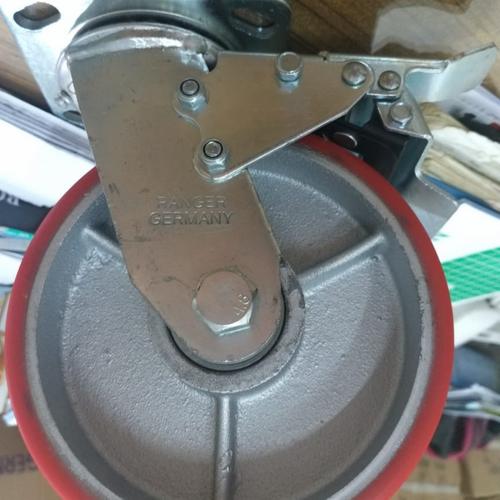 Jual roda pu 8 inch rem ranger germani heavy duty/troli/rak - Jakarta ...