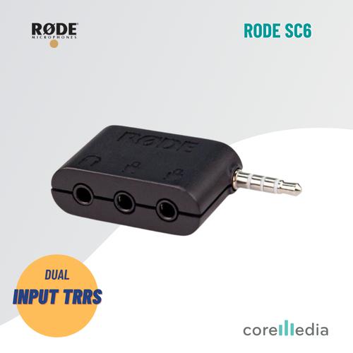 Jual Rode SC6 Dual TRRS Input and Headphone Output for Smartphones ...