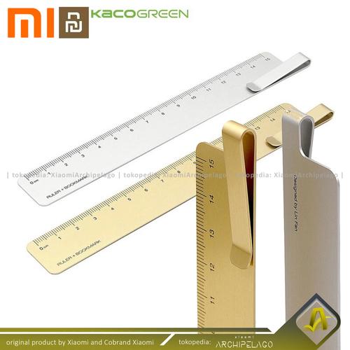 Jual KACO Metal Ruler Penggaris 15cm Penggaris Sekolah Kantor - gold ...