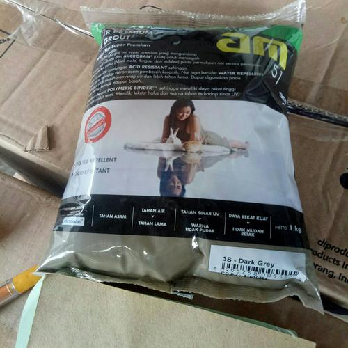 Jual AM 51 3S Dark Grey / Super Premium Tile Grout - Jakarta Barat - Bangunanku Indah | Tokopedia