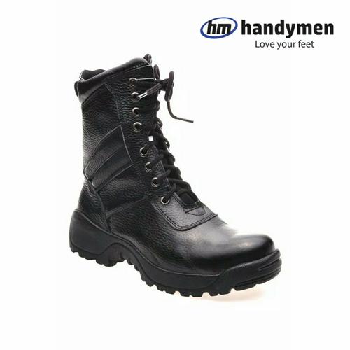 Jual Handymen PDL 025 boot safety shoes kulit asli - Black - 43 ...