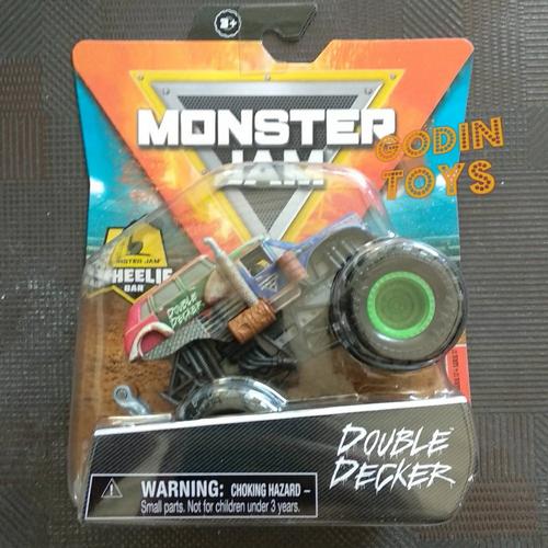 Jual Monster Jam Double Decker wreckless trucks 2021 wheelie spin ...