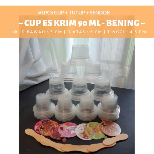 Jual Ukuran Cup Untuk Es Krim 100ml - The Cup Ice Cream - Kemasan Es ...