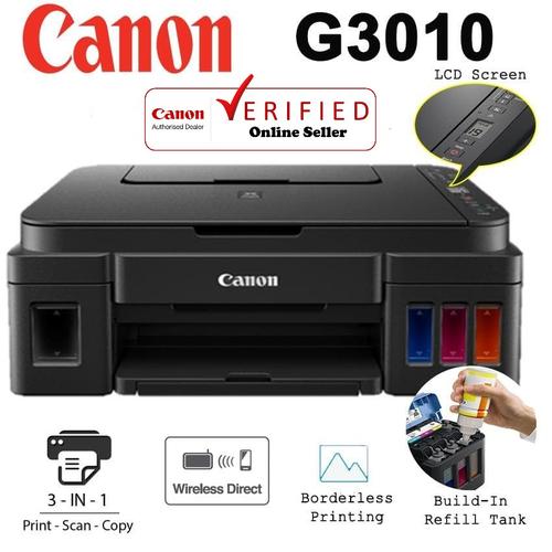 Promo CANON G-3010 INKJET / ALL IN ONE / CANON / G-3010 / PRINTER Cicil ...