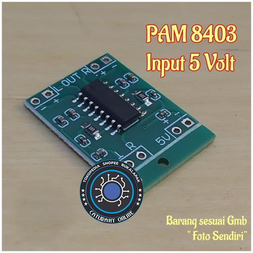Jual kit ampli Pam8403 class D pre amp Pam 8403 - Kota Surabaya ...